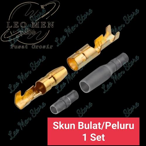 Jual Skun Peluru~Skun Bulat~Skun Kabel~Terminal Kabel~Kuningan~1 Set ...