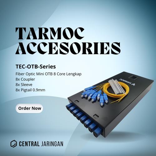 Jual Tarmoc Fiber Optic mini OTB 8 Core SC|Roset FO Besi 8C Lengkap ...