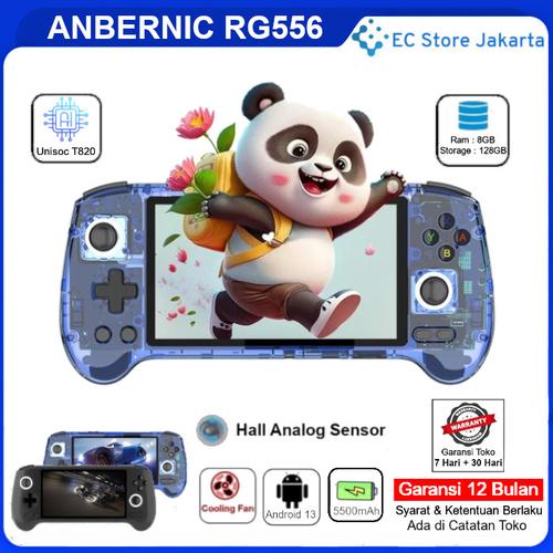 Promo ANBERNIC RG556 Handheld Game Retro Console Android Hall Effect ...