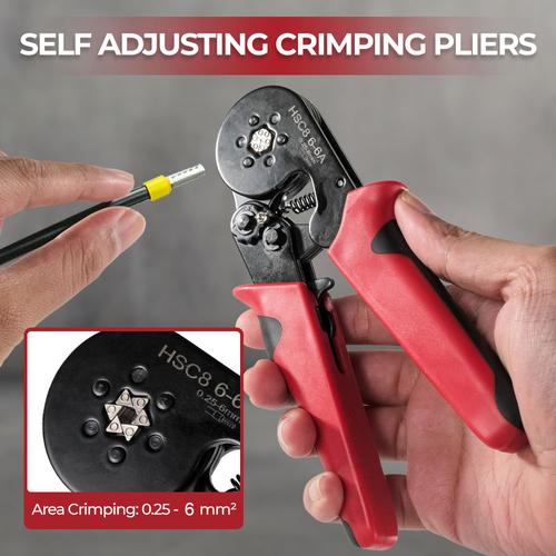 Jual Tang Crimping Kabel Skun Ferrules Wire Crimp Tool Pliers 0.25-6mm² ...