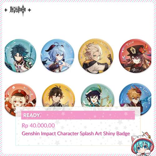 Jual Genshin Impact Character Splash Art Shiny Badge - Albedo - Jakarta ...