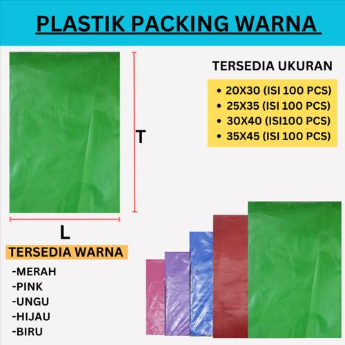 Jual HD Packing uk 30x40 | Kantong Plastik Oval Tanpa Blong - Packing ...