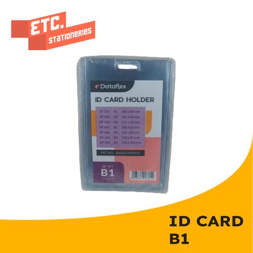 Promo Dataflex ID Card B1 Plastik Mika / Name Tag Holder VC-601 - Transparan - Kota Tangerang ...