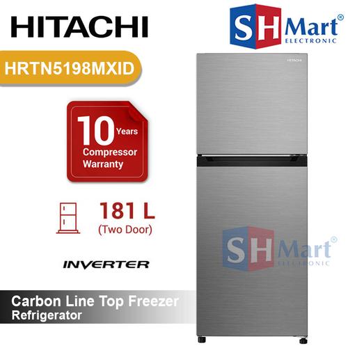 Promo Kulkas Hitachi 2 Pintu 181 Liter HRTN5198MXID Silver Garansi Resmi New Cicil 0% 3x - Kota ...