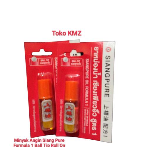 Jual Siang pure oil formula 1 Roll On 3CC ball tip Thailand minyak ...