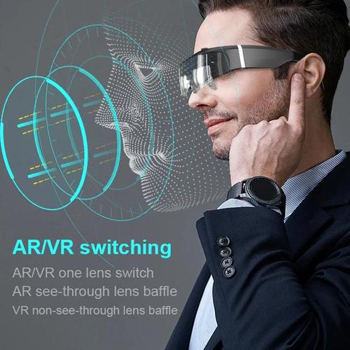 Jual Promo Head Mounted 3D AR/VR Smart Glasses OLED 200-inch Giant ...