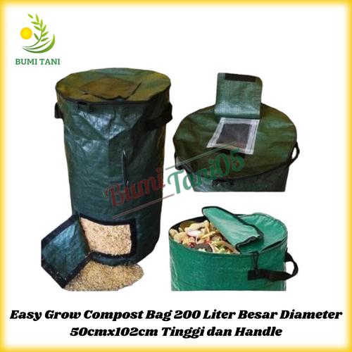 Jual Compost Bag Easy Grow 200 Liter Large Tas Limbah Kompos Daun ...