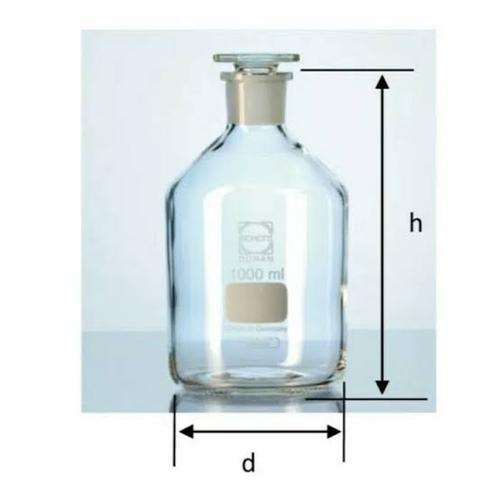 Jual Duran Reagent Bottle Narrow Neck Clear 50 ml/Botol Kaca Duran 50ml ...