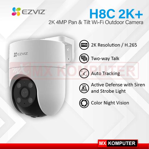 Jual Wifi IP Camera Ezviz H8c 4MP 2K+ Outdoor CCTV Pan & Tilt Auto ...
