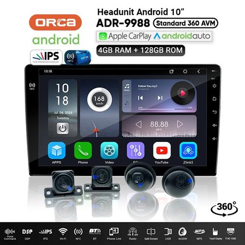 Promo Head Unit Android ORCA Standart NFC Built in Kamera 360 - 9 INCH Cicil 0% 3x - Kota ...