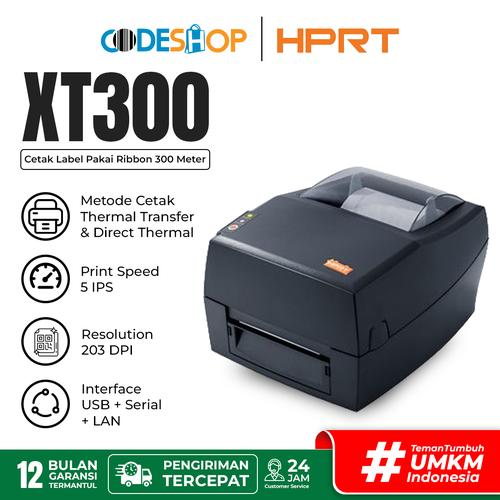 Promo HPRT XT300 / XT-300 / XT 300 Printer Label Barcode 2 in 1 Cicil 0 ...