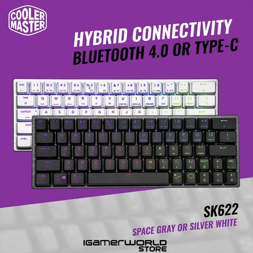 Jual Cooler Master SK622 Hybrid Wireless Mechanical Gaming Keyboard ...