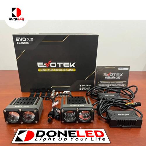 Jual EVOTEX X2 MINILASER PROJECTOR LENS DOBLE LENS POWER LED 2 X 45 W - Putih-Putih - Jakarta ...