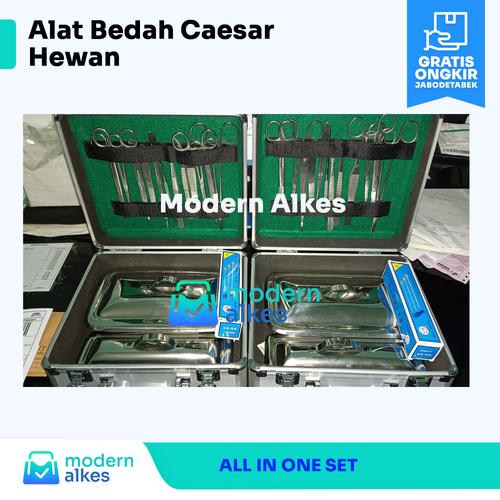 Jual Alat Bedah Caesar Hewan - Veterinary Surgical Instrument Kit ...