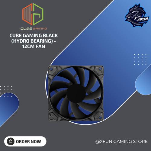 Jual CUBE GAMING BLACK (Hydro Bearing) - 12CM FAN - Kota Samarinda ...