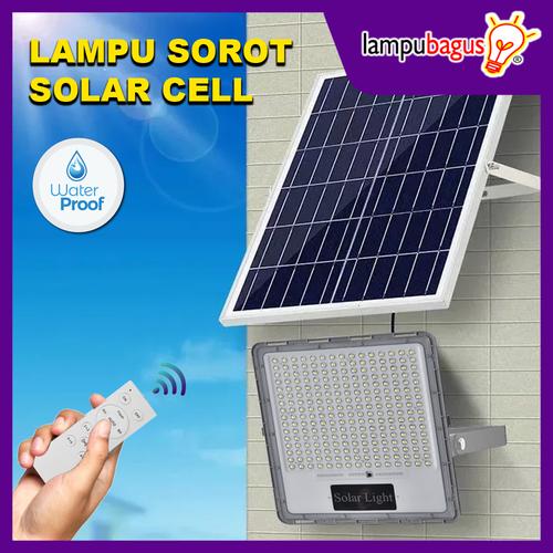 Jual Lampu LED Solar Cell / Lampu Sorot LED Tenaga Surya Floodlight ...