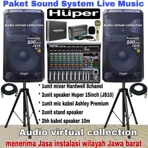 Jual Paket Sound System HUPER 15inch JS10 ( TOP II ) Original - NON ...