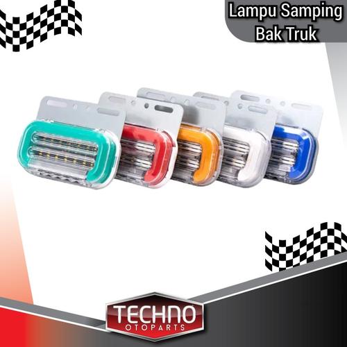 Jual Lampu Led Samping Bak Truk 12v Dan 24v 2 Warna Sein Running Light - Kuning, 24 volt - Kab ...