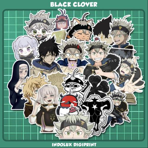 Jual Black Clover 40 Pcs Sticker Anime Asta Yuno Grimoire Stiker Serial ...