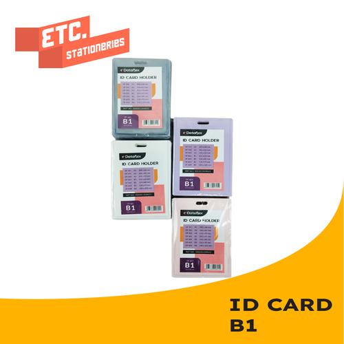 Promo Dataflex ID Card B1 Plastik Mika / Name Tag Holder VC-601 - Transparan - Kota Tangerang ...
