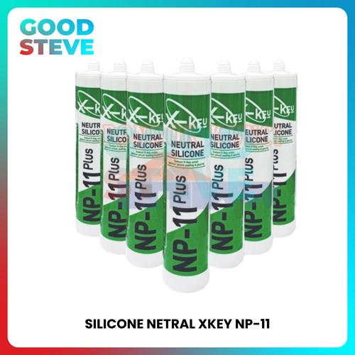Jual Lem Kaca / Silicone Sealant XKey Netral NP11 Plus - black - Jakarta Barat - GoodSteve ...