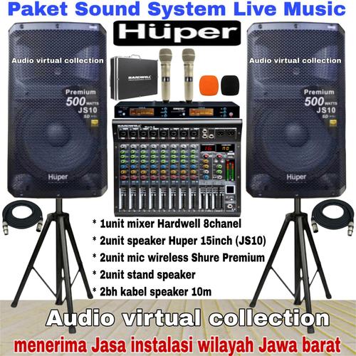 Jual Paket Sound System HUPER 15inch JS10 ( BEST II ) Original ...