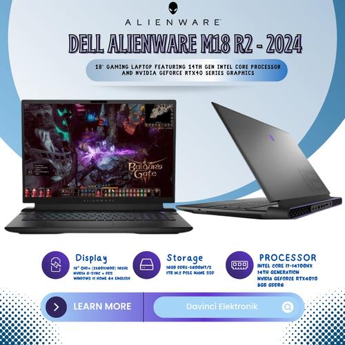 Jual DELL ALIENWARE M18 R2 i7-14700HX 16GB 1TB RTX 4070 8GB 18" QHD+ ...
