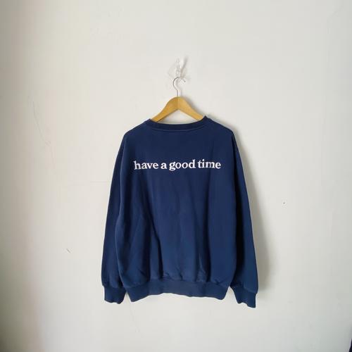 Jual Crewneck have a good time HAGT script logo - Kota Depok ...