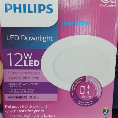 Jual philips led downlight magneos DL262 12watt inbow 220volt/ lampu tanam - Putih - Jakarta ...
