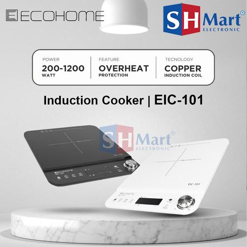 Promo Kompor Induksi Ecohome EIC-101 / EIC101 Low Watt Garansi Resmi - Hitam Cicil 0% 3x - Kota ...