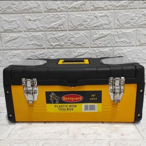 Jual BESTGUARD Tool box 19 inch Toolbox besi dan plastik toolbag bag ...