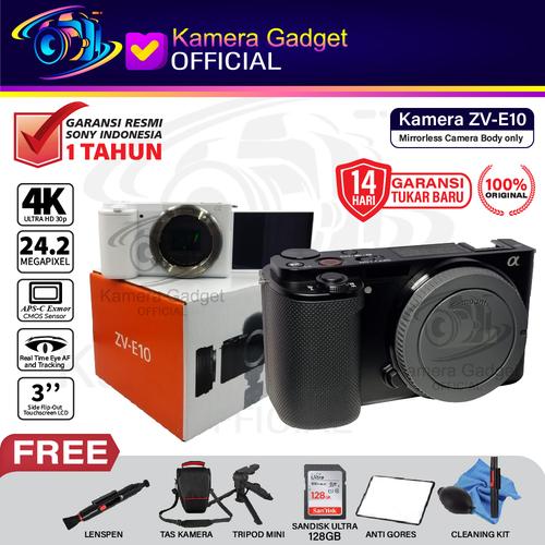 Promo Sony ZV-E10 Body Only - ZVE 10 - ZVE10 Mirrorless Camera Bodi ...