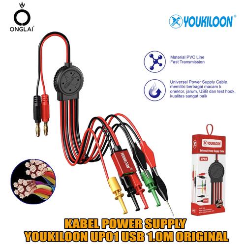 Jual Kabel Power Supply Universal Youkiloon UP01 USB 1.0M Jarum USB ...