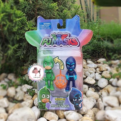 Jual PJ Masks Light Up Figure Pack Set - Gekko and Night Ninja - Kota ...