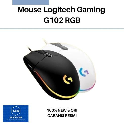 Jual Mouse Logitech Gaming G102 RGB Original Garansi Resmi - WHITE ...