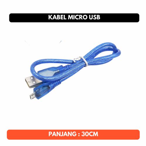 Jual Kabel Micro Mikro USB 30cm 30 cm Arduino Wemos Tipe Type Micro USB ...