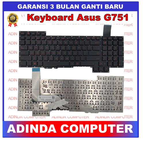 Jual Keyboard Asus ROG G751 G751J G751JL G751JM G751JT - Kab. Bogor ...