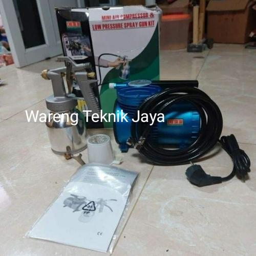 Jual OPT Original Air Compressor Mini & Low Pressure Spray Gun Kit ...