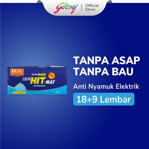 Promo HIT Mat Classic Obat Nyamuk Elektrik [18 + 9 Sheets] - Basmi ...
