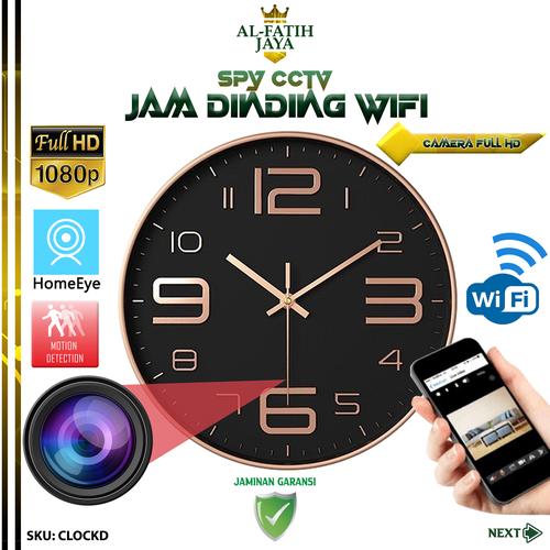 Promo Alfatih Jaya IP Camera CCTV Wifi Wireless Kamera Jam Dinding Wall ...