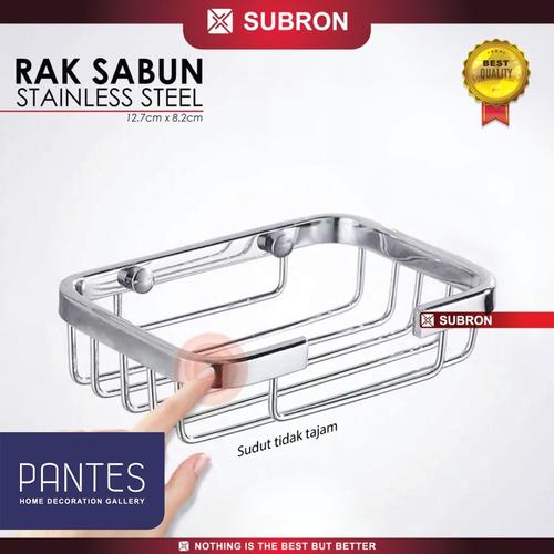 Jual SUBRON Rak Sabun Stainless Tray Kawat Kecil Tempat Wadah Soap ...