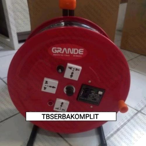 Jual Cable Extender Roll 50M British Type Kabel Rol 3 Pin Plug SNI 50 ...
