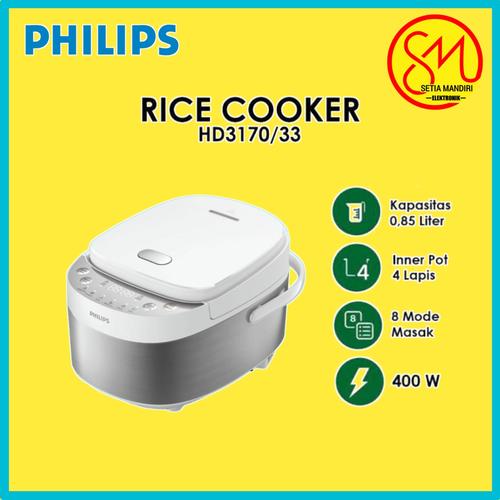 Promo Magic Com Philips HD3170-33 / Mini Rice Cooker Digital Philips ...