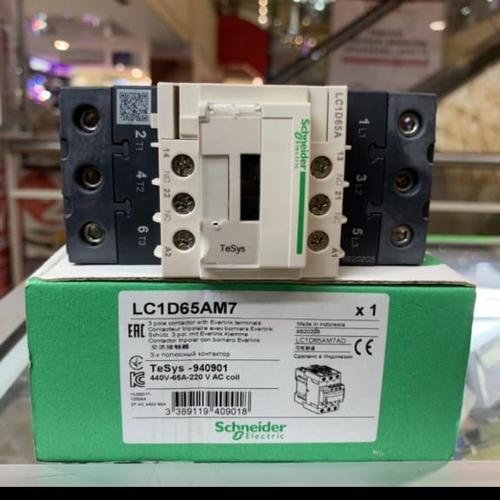 Jual KONTAKTOR LC1D65 M7 SCHNEIDER 220V 3 KUTUB 80A ORIGINAL - Jakarta ...