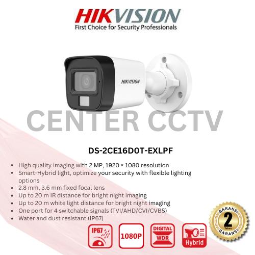 Jual KAMERA CCTV OUTDOOR 2MP COLORVU HIKVISION DS-2CE16D0T-EXLPF DUAL LIGHT - Jakarta Utara ...