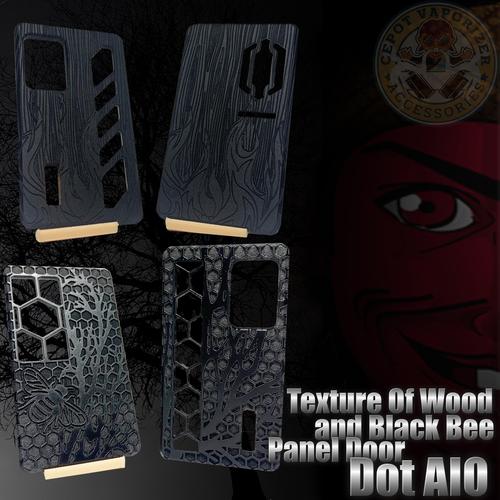 Jual New Design Custom Panel Door Texture of Wood and Black Bee For ...