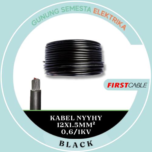 Jual KABEL NYYHY 12x1.5mm2 0.6/1kV Black Colour *FIRST CABLE* - Jakarta ...