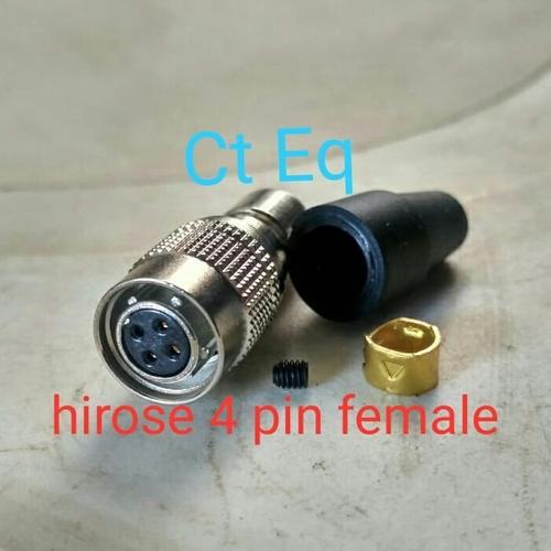Jual Hirose 4 pin Plug female hirose 4 pin female R10A-7P-4s 4 pin ...