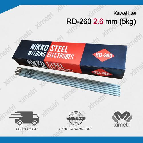 Jual Kawat Las Nikko Steel RD 260 2.6 mm / Las Elektroda RD260 2,6 mm ORI - Kota Tangerang ...