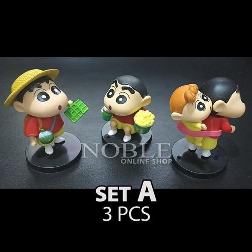 Jual Shinchan Figure Daily Life Shinnosuke Crayon Shin-chan Toys Figure ...
